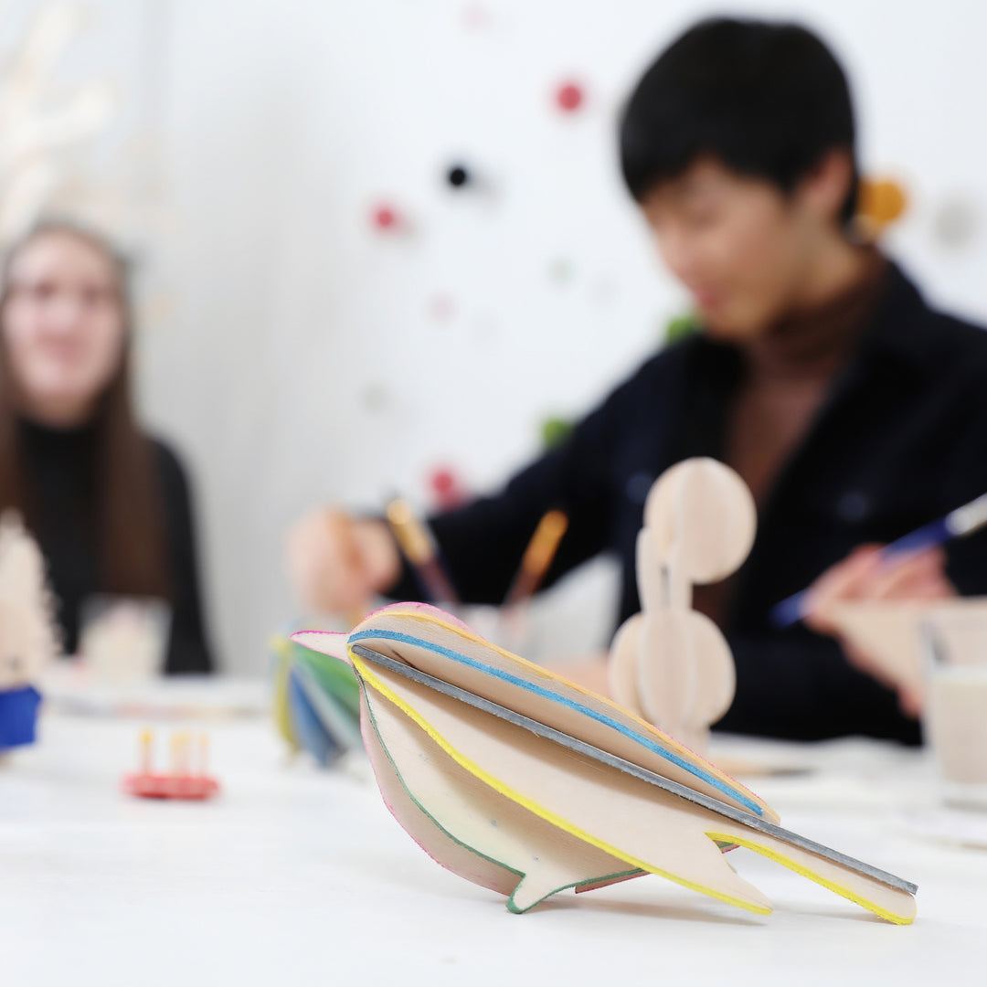 Lovi 3D Wooden BIRD (4.7" | 5 colors) | NØRDIK